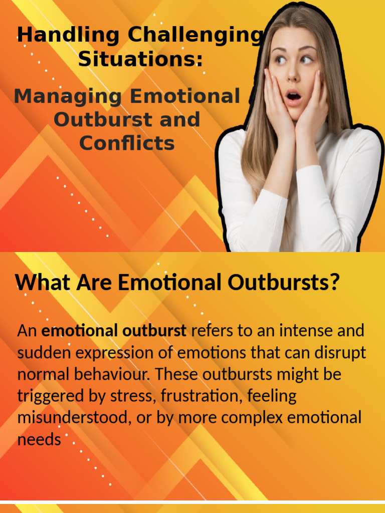 Managing Emotional Outbursts in Classrooms | PDF | Empathy | Behavior