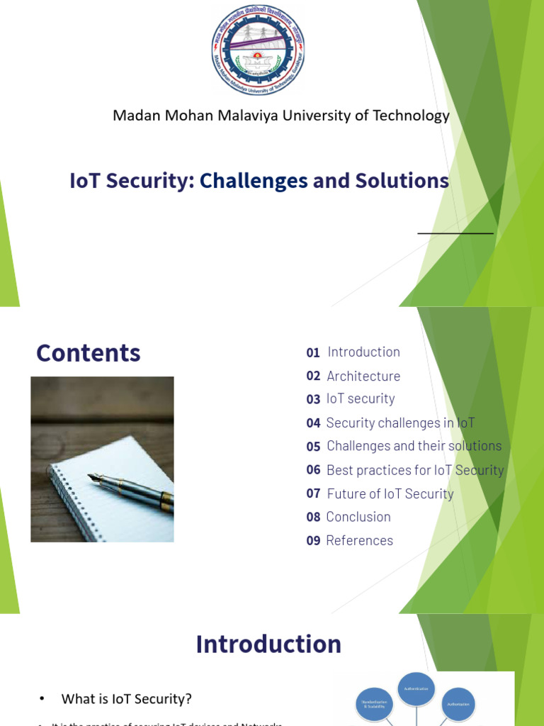 My PPT For Presentation | PDF | Internet Of Things | Security