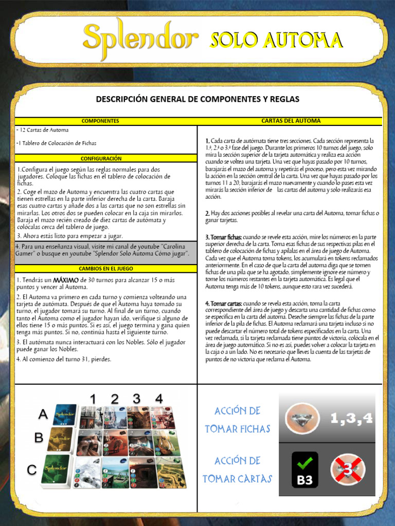 06 - Variante Solo Automa | PDF | Juegos de mesa | Juegos de habilidad ...