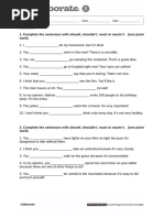 Achievers B1 Vocabulary Worksheet Consolidation Unit 2 | PDF | Clothing ...