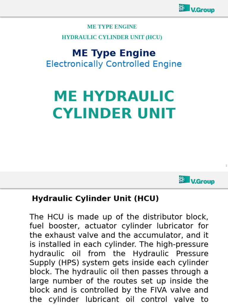 Day 2 ME Hydraulic Power System HPC_HCU | PDF | Valve | Pump