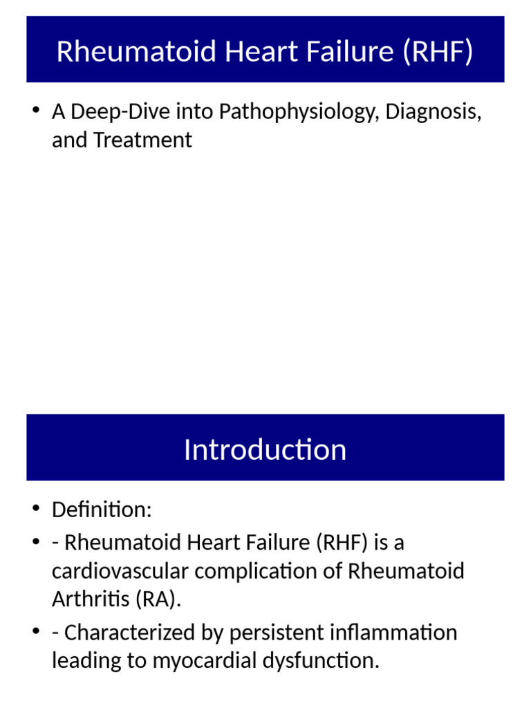 Rheumatoid HF Presentation With Figures | PDF | Rheumatoid Arthritis ...