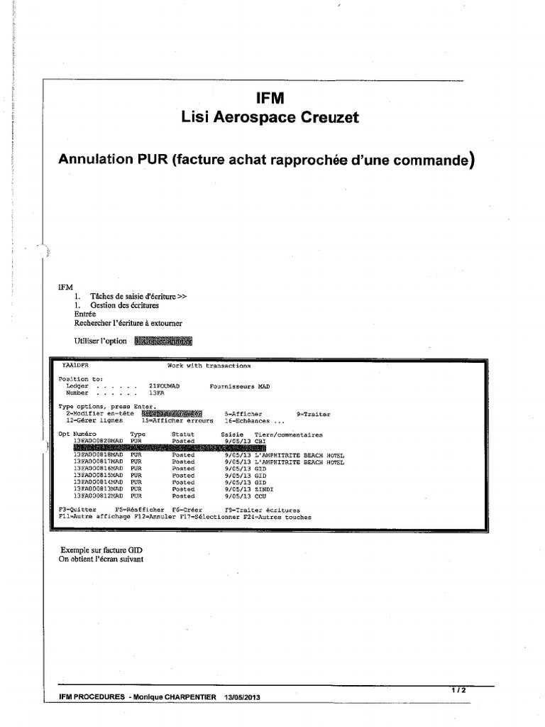 annulation PUR | PDF