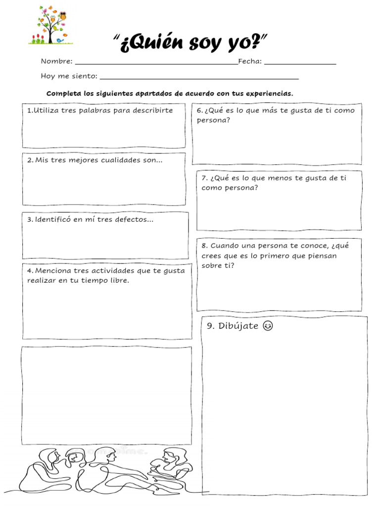 Actividades de Autoconocimiento Adolescente | PDF