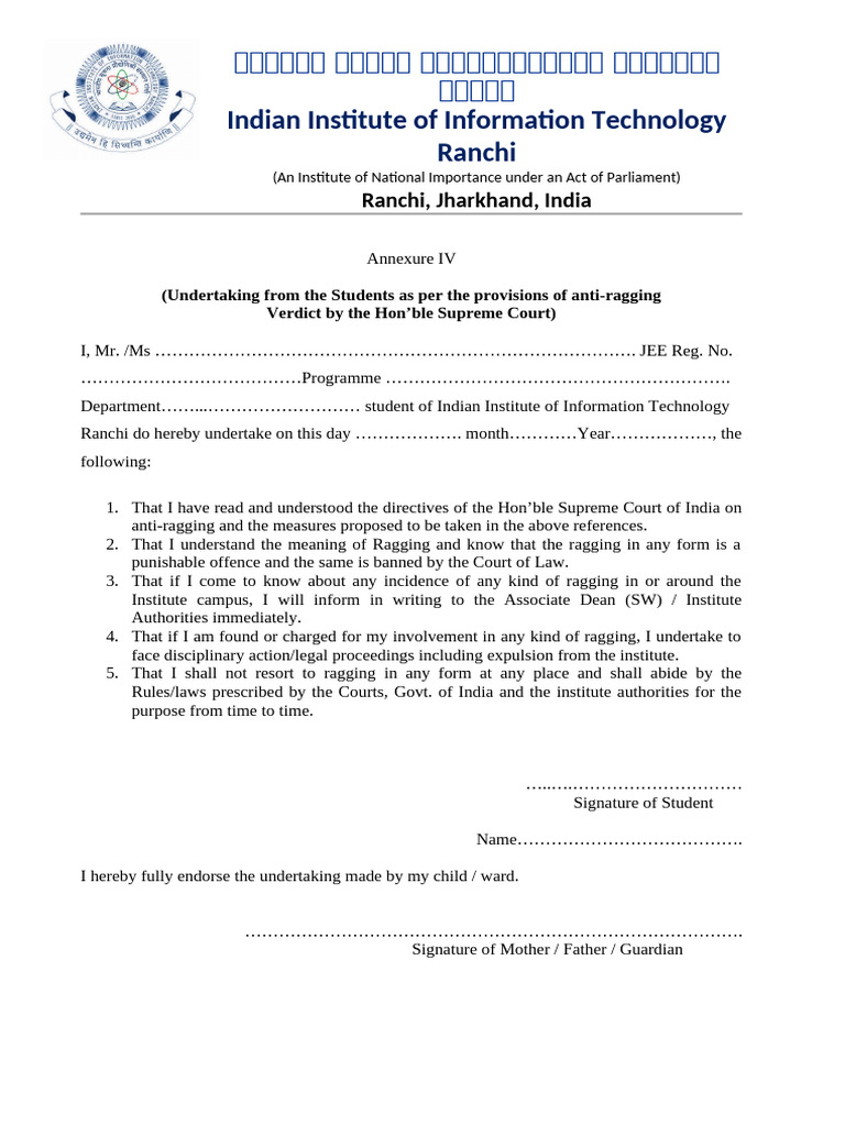 Annexure IV | PDF