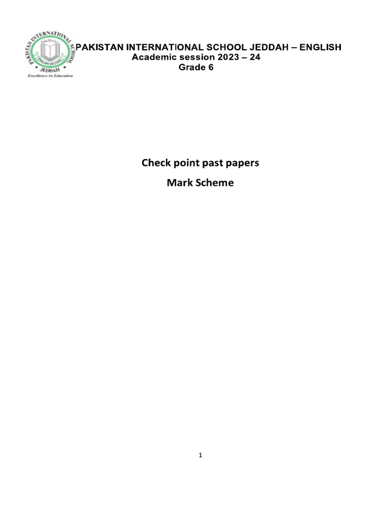 Y6 Science Checkpoint Booklet - Answer Key-1 | PDF | Boiling | Blood