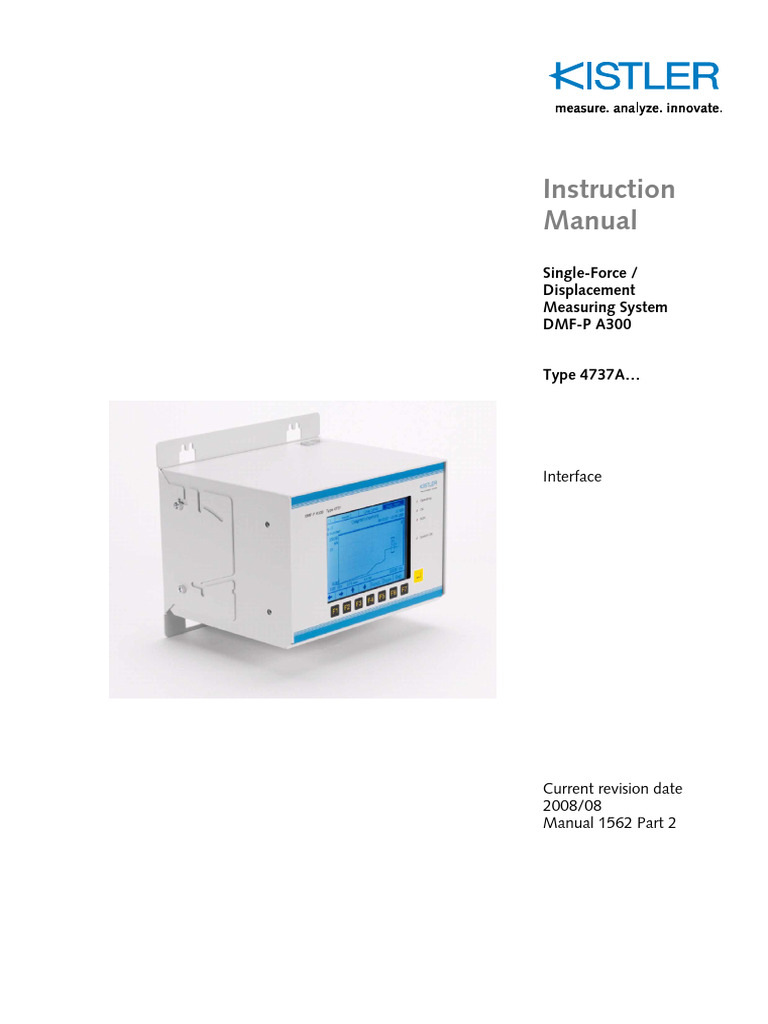 BA1562_2e_A300_V0400_Interface_EN_0808_001a | PDF | Electrical Connector | Programmable Logic ...