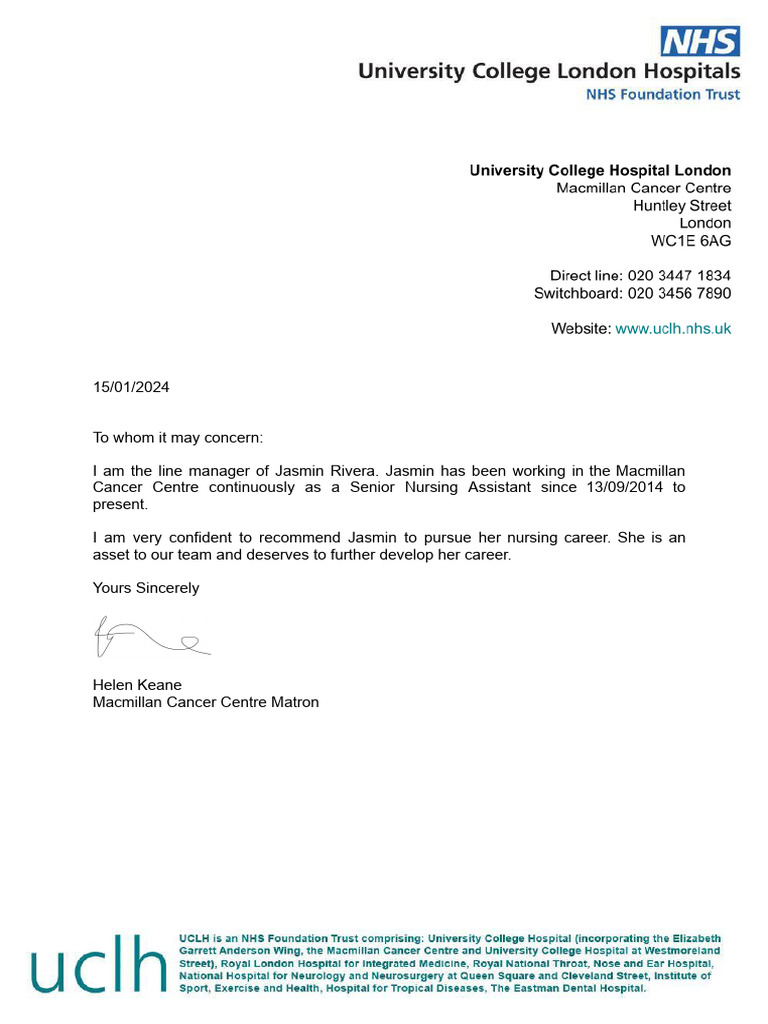 Jasmin 3rd NMC Letter | PDF