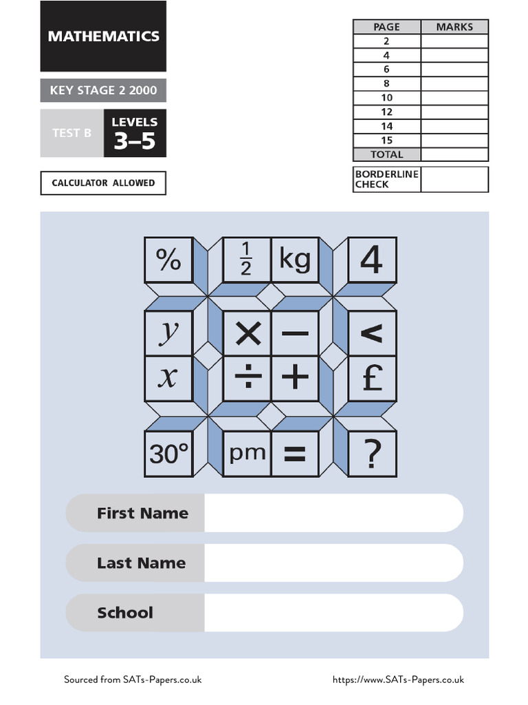 SATs Papers Resource Guide | PDF