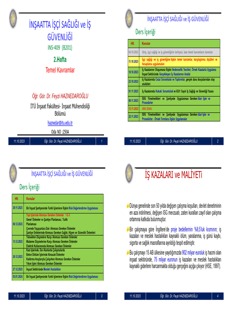 İSG Ders 02 2023 | PDF