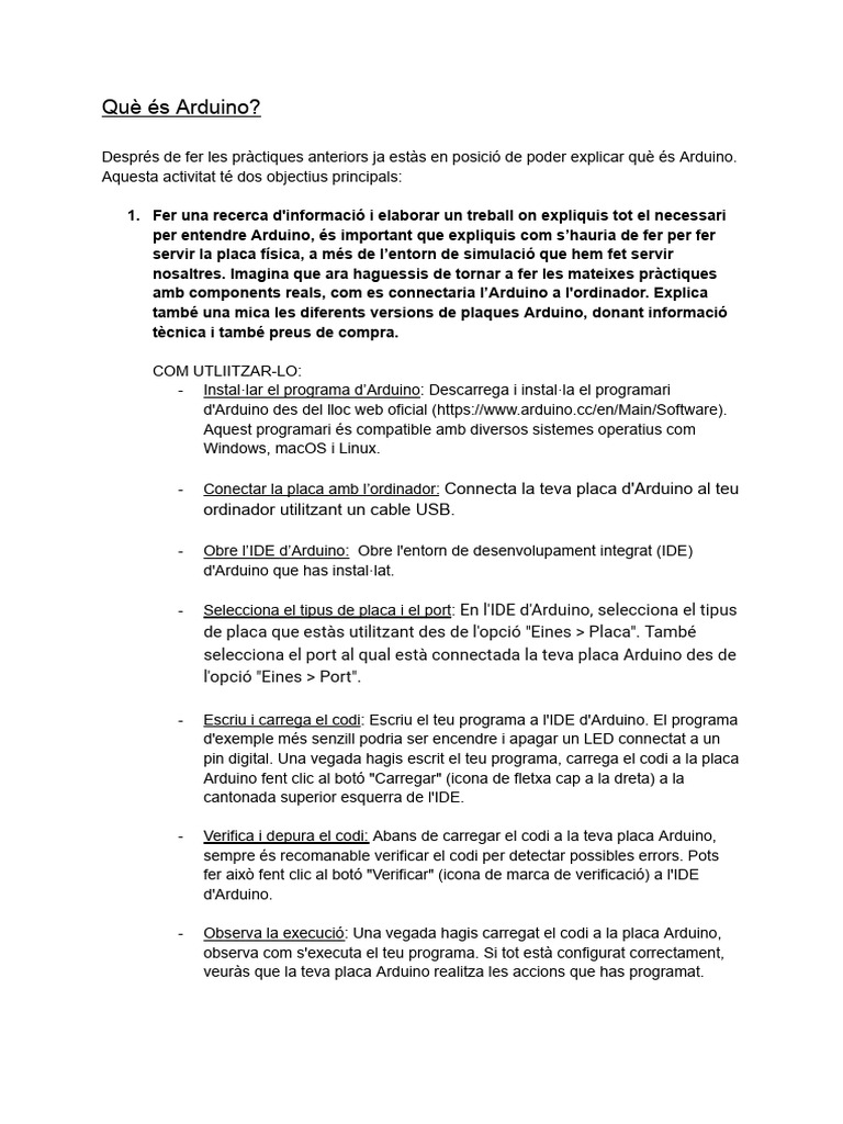 Què És Arduino | PDF