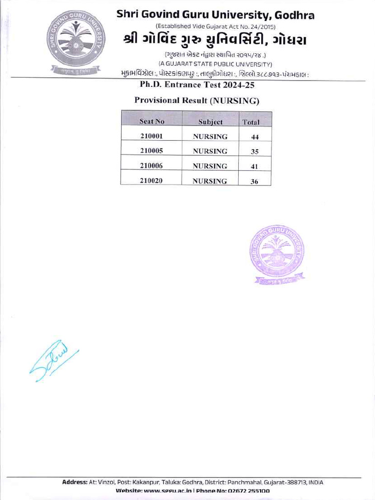 ProvisionalResult | PDF