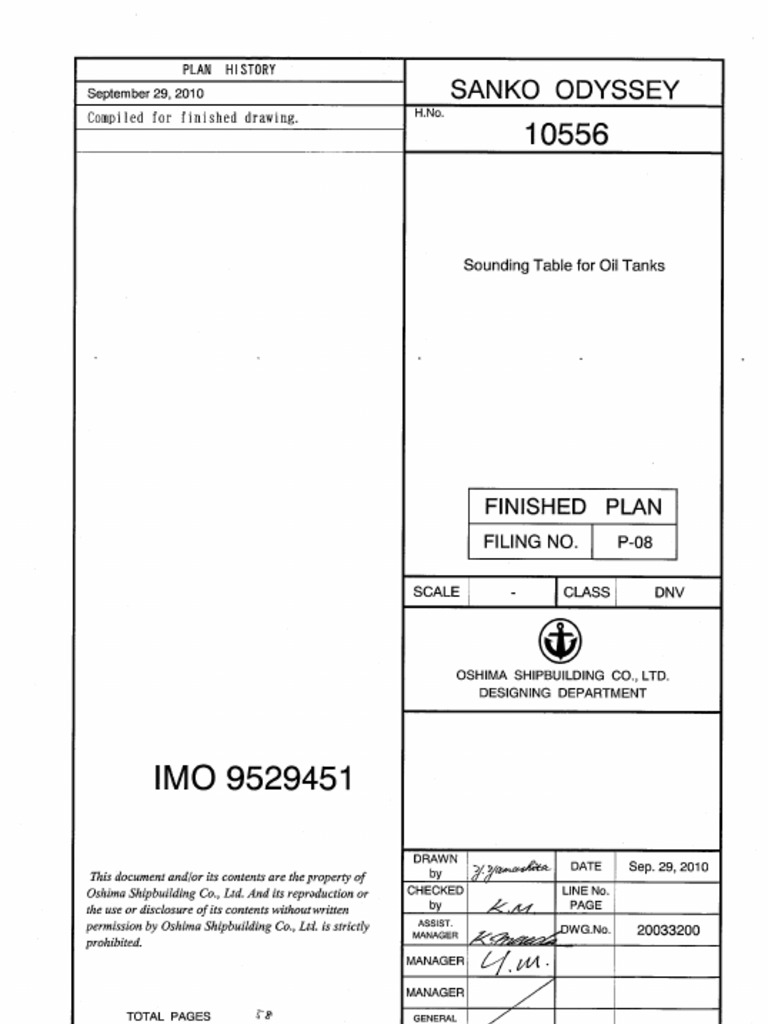 Fuel Oil Tank Sounding Table Guide | PDF | Length | Shipping