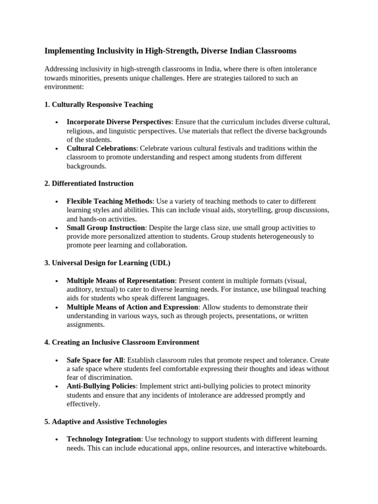 Reflections in Indian School Scenarios | PDF | Inclusion (Education ...