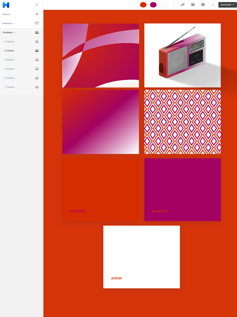 Huemint - Generate A Simple 3-Color Gradient | PDF