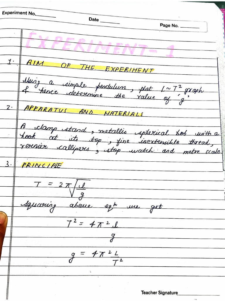 Experiment 1 | PDF