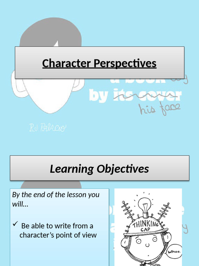 Lesson 12 - Wonder - Julian's Story | PDF