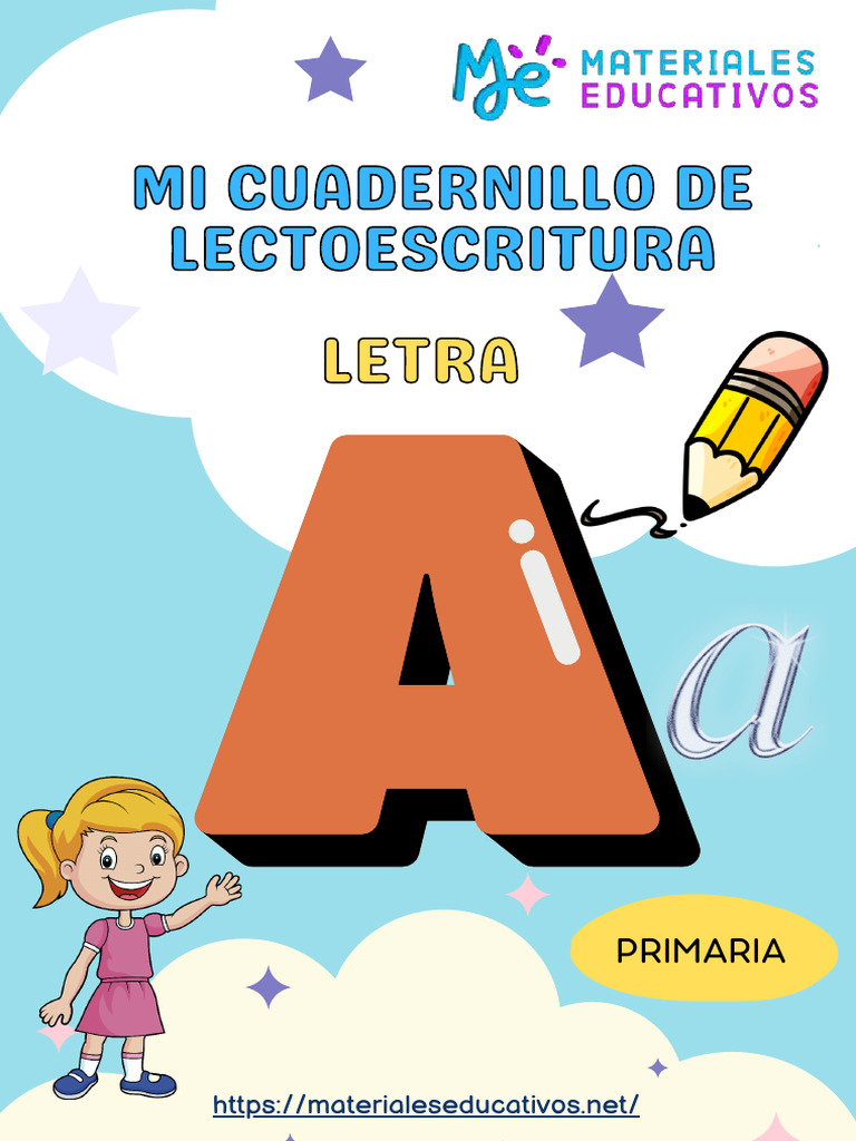 Mi Cuaderno de Lectoescritura Letra A | PDF