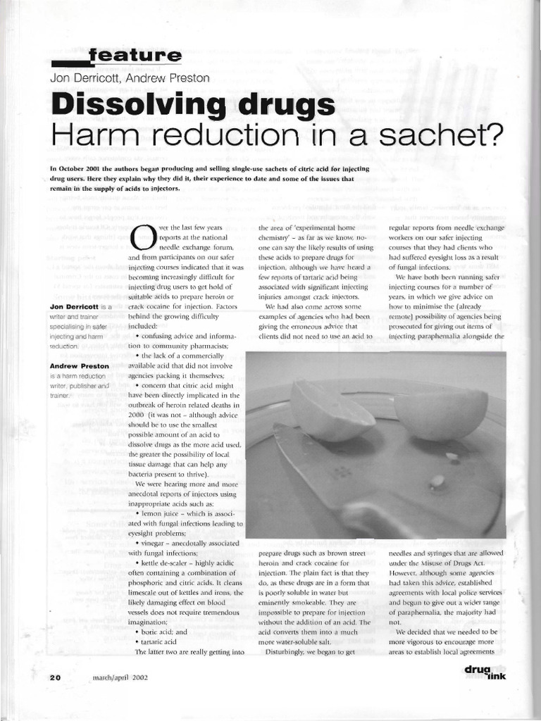 Dissolving Drugs | PDF