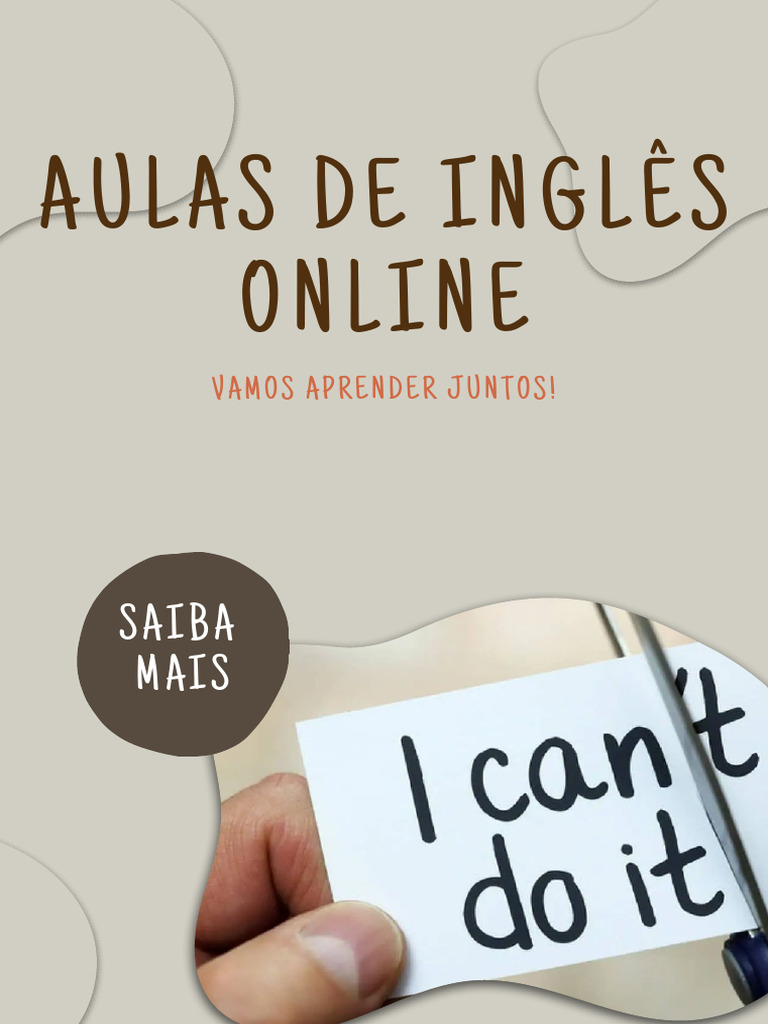 Aulas de Inglês Online Personalizadas | PDF