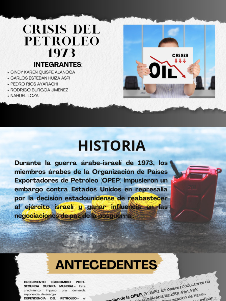 Crisis del Petróleo de 1973: Impacto y Consecuencias | PDF | OPEP ...