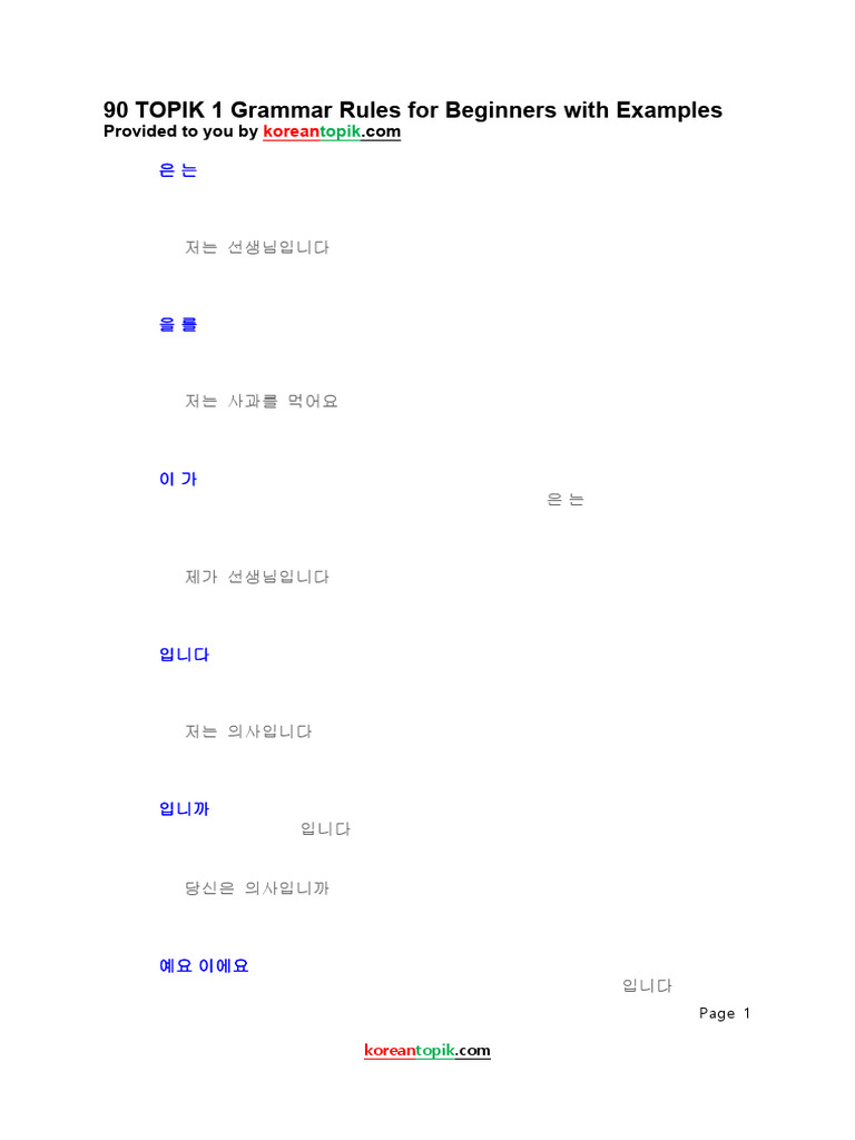 Topik 1 Grammar Rules With Examples Pdf Grammatical Tense Verb