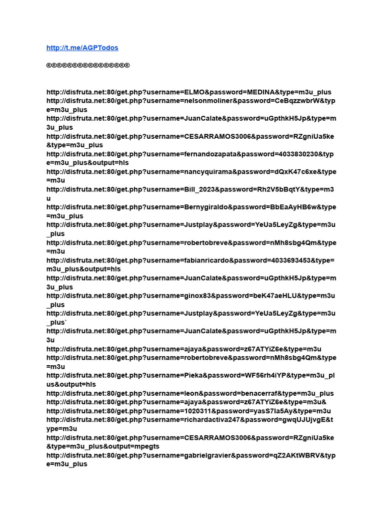 31 Listas M3u Disfruta | PDF