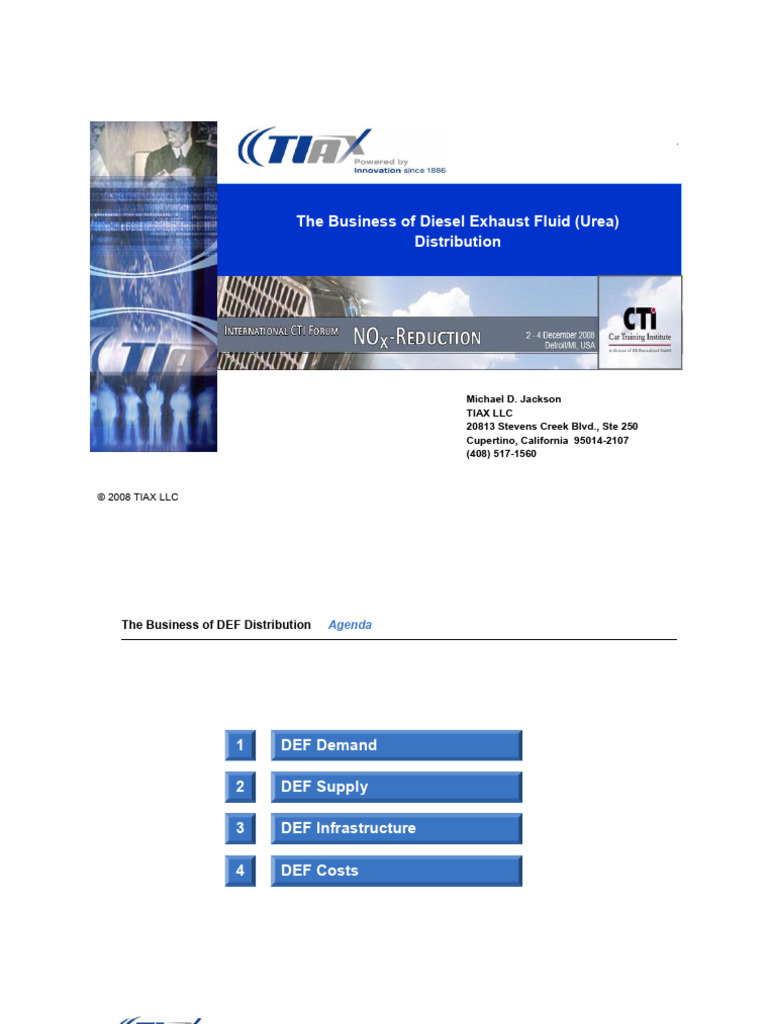 Jackson, Michael - TIAX LLC - Presentation | PDF | Magnesium | Chemical Substances