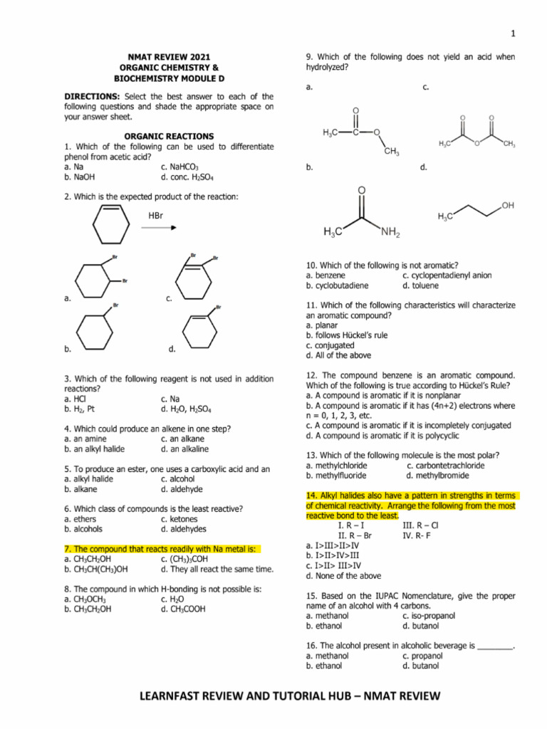 Org Chem D | PDF