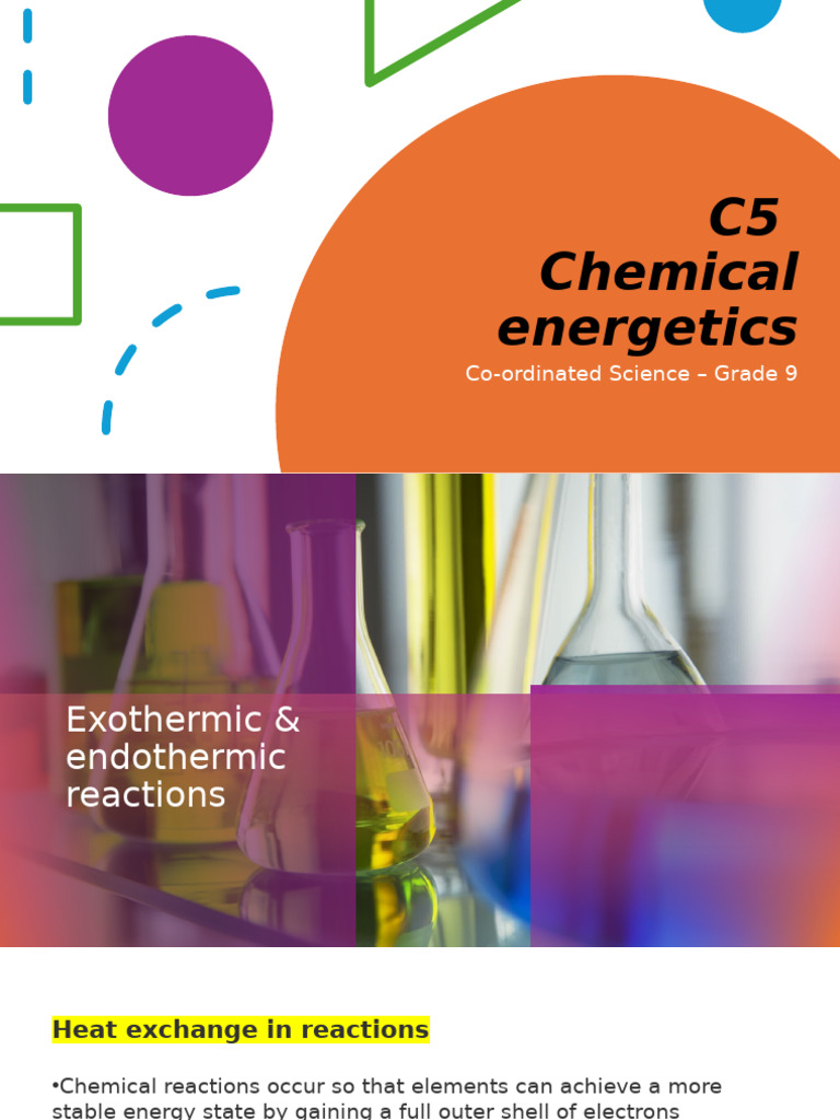 Exothermic and Endothermic Reactions | PDF | Chemical Reactions | Enthalpy
