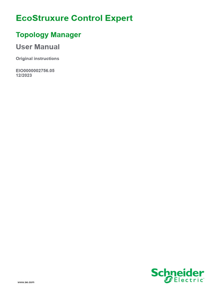 Topology Manager - User Manual | PDF | International Electrotechnical Commission | Computer Network