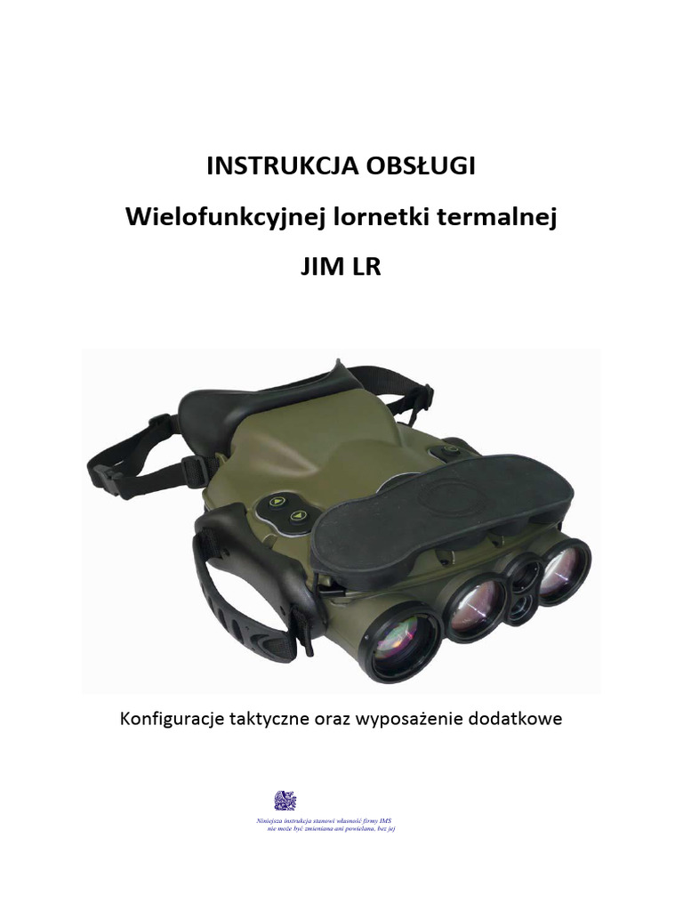 JIM LR - Instrukcja Obsługi | PDF