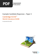 Edexcel International GCSE English Anthology | PDF