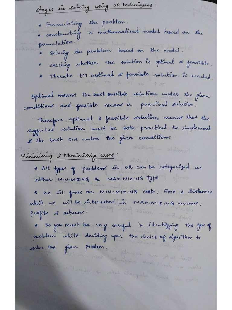 AOR Notes Assessment 1 | PDF
