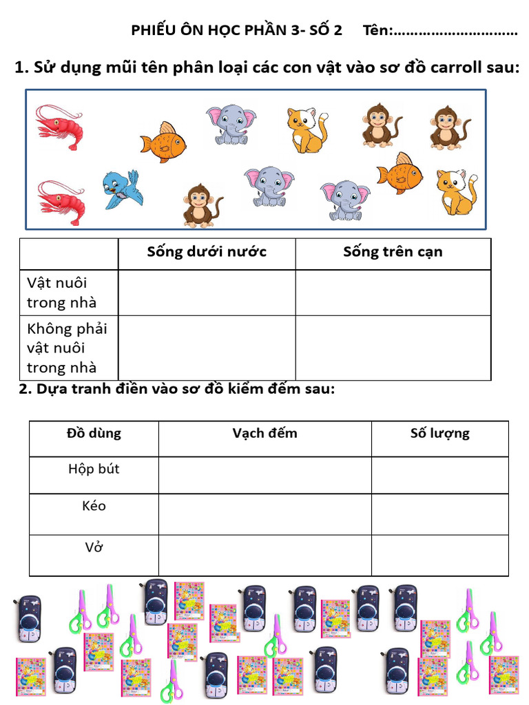 Phieu So 2- Hoc Phan 3-1 | PDF