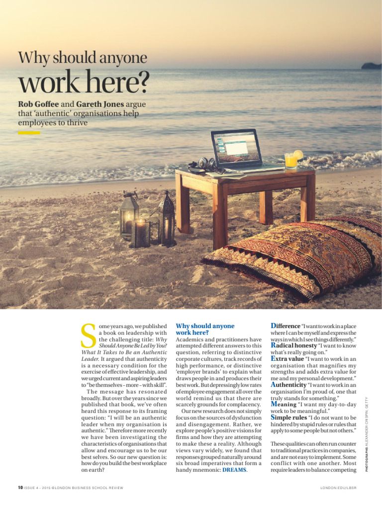Building Authentic Workplaces | PDF | Business