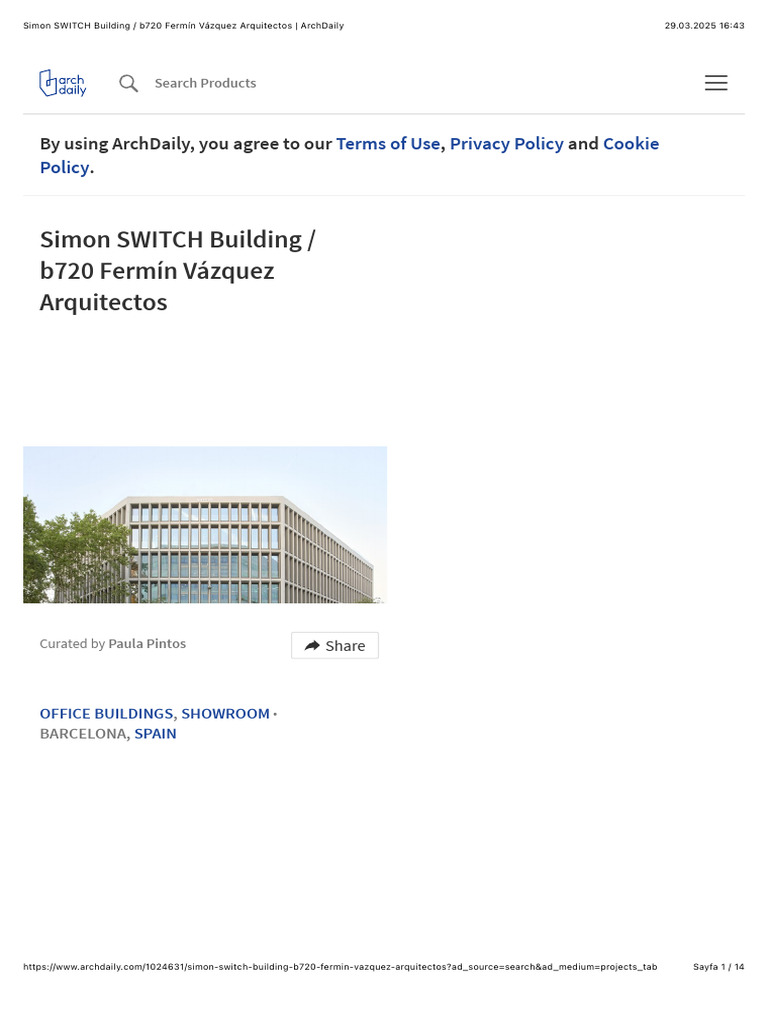 Simon SWITCH Building: b720 Fermín Vázquez Arquitectos - ArchDaily | PDF | Building Insulation ...