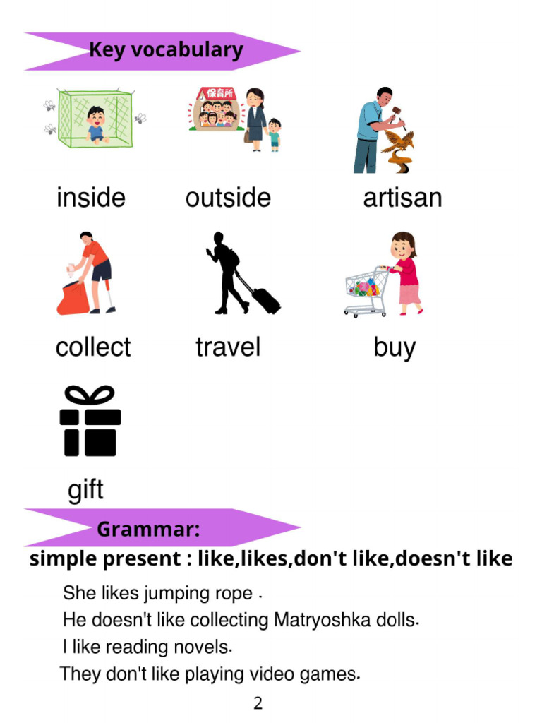 Sheet Cambridge 1 Unit 5 | PDF