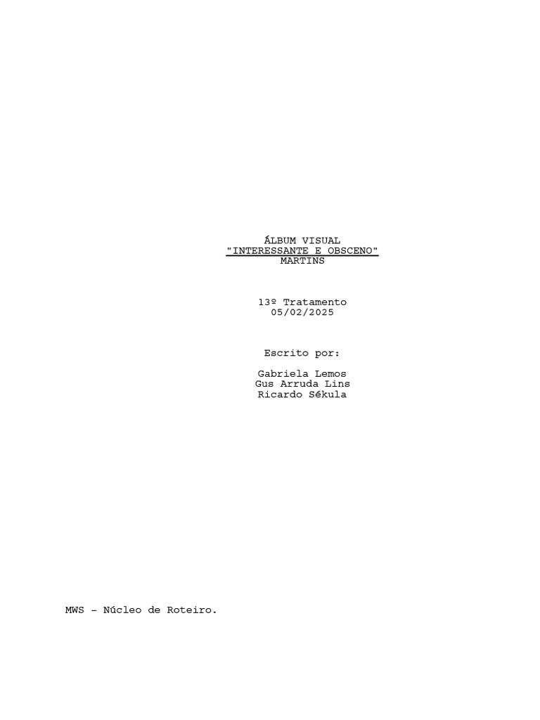 Interessante e Obsceno - 13o Tratamento - Gus | PDF | Câmera