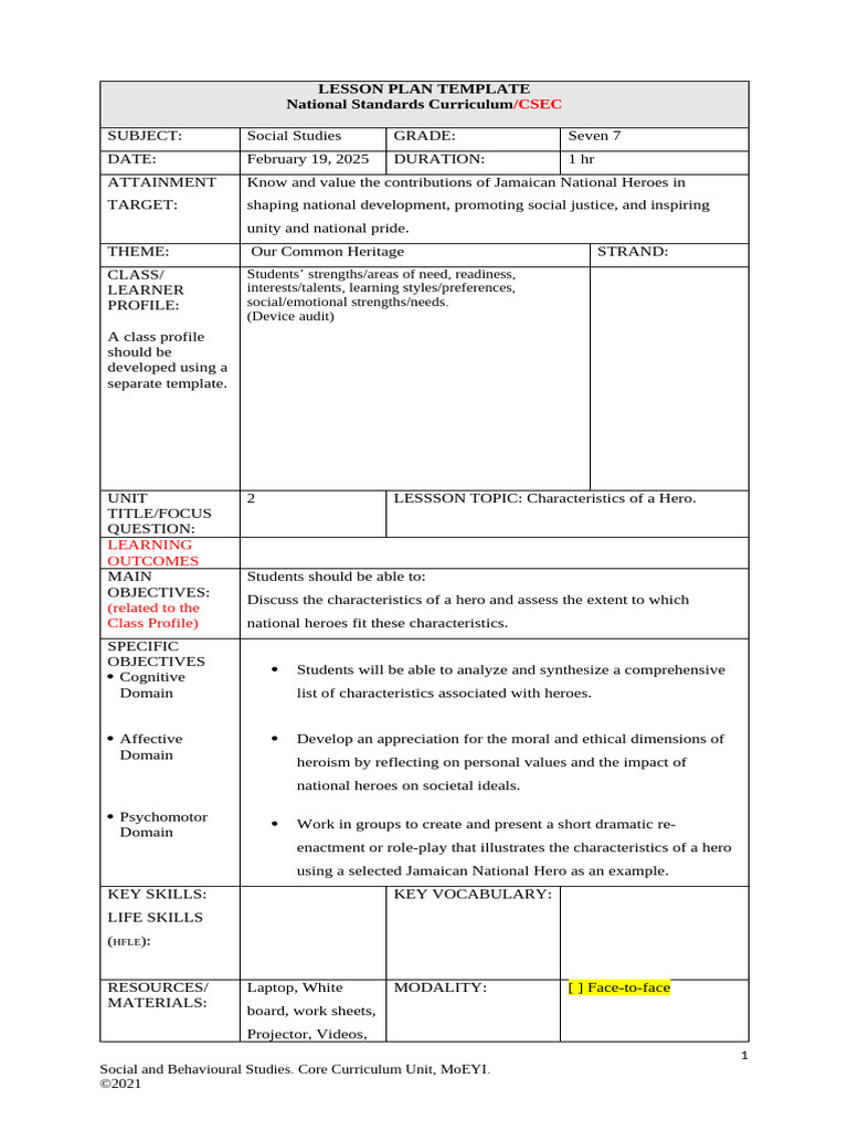 Sample 5E Lesson Plan Template - Tiered | PDF | Educational Assessment