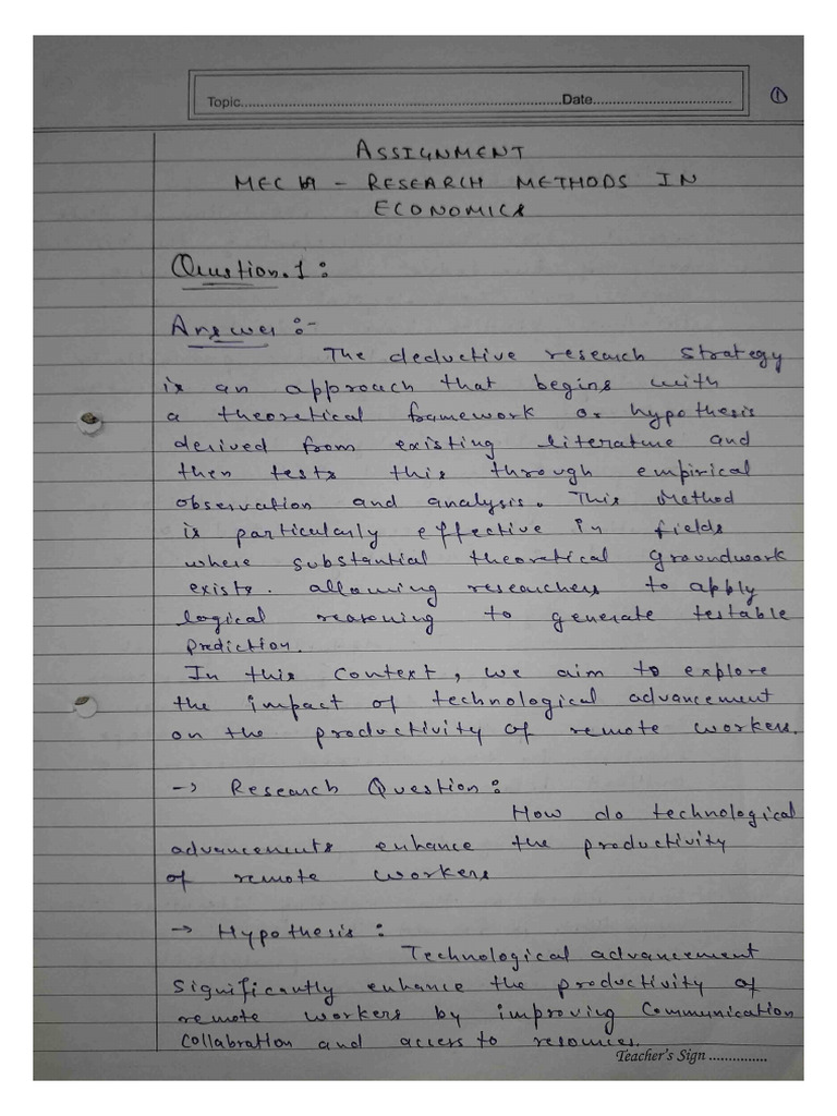 MEC 109 Assignment | PDF