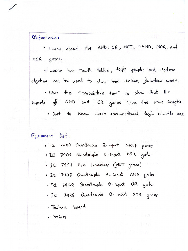 Digital logic gates and Boolean function | PDF
