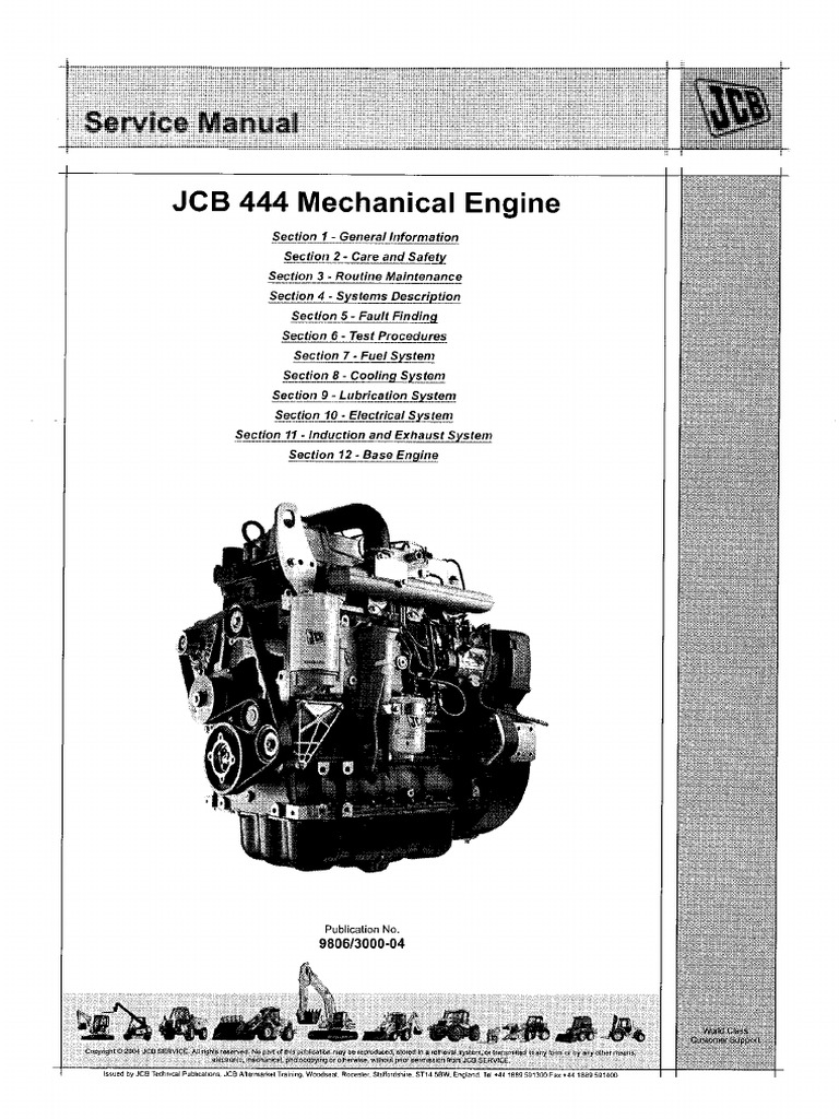 JCB 444 Mechanical Engine 1 | PDF