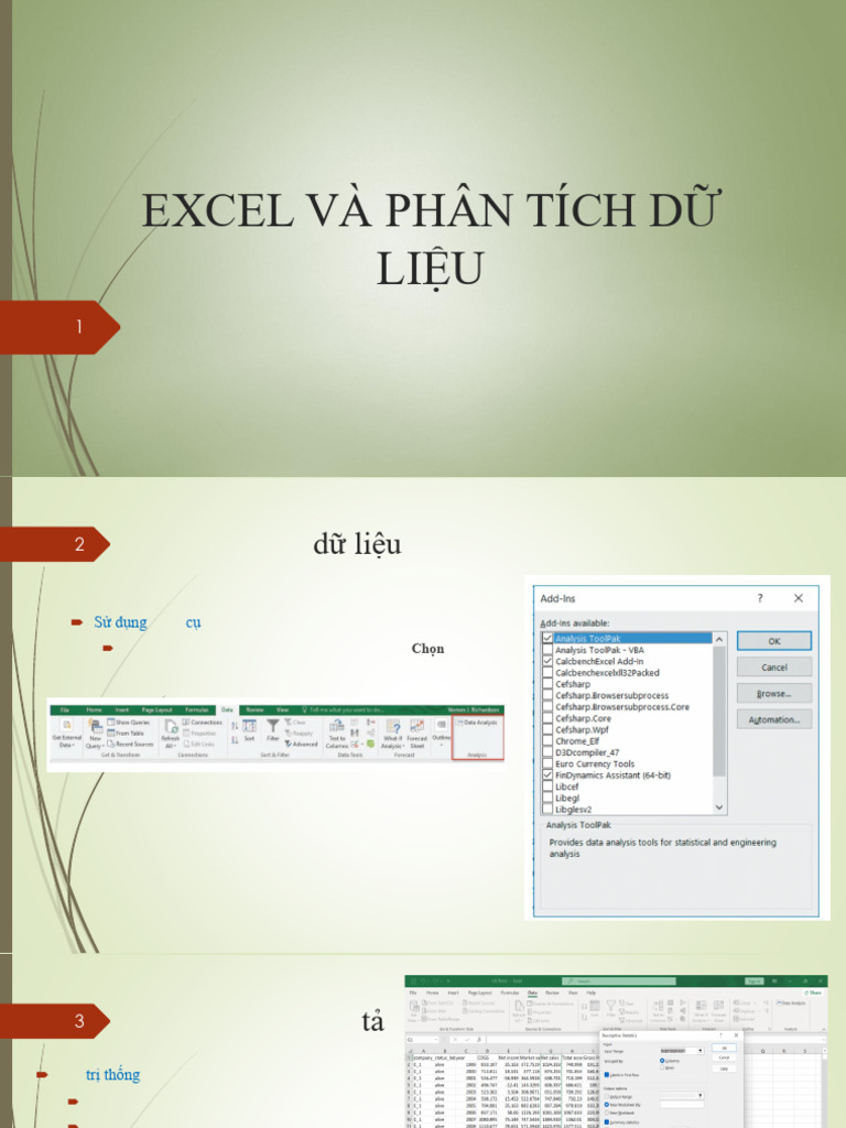 Excel Va Phan Tich Du Lieu | PDF