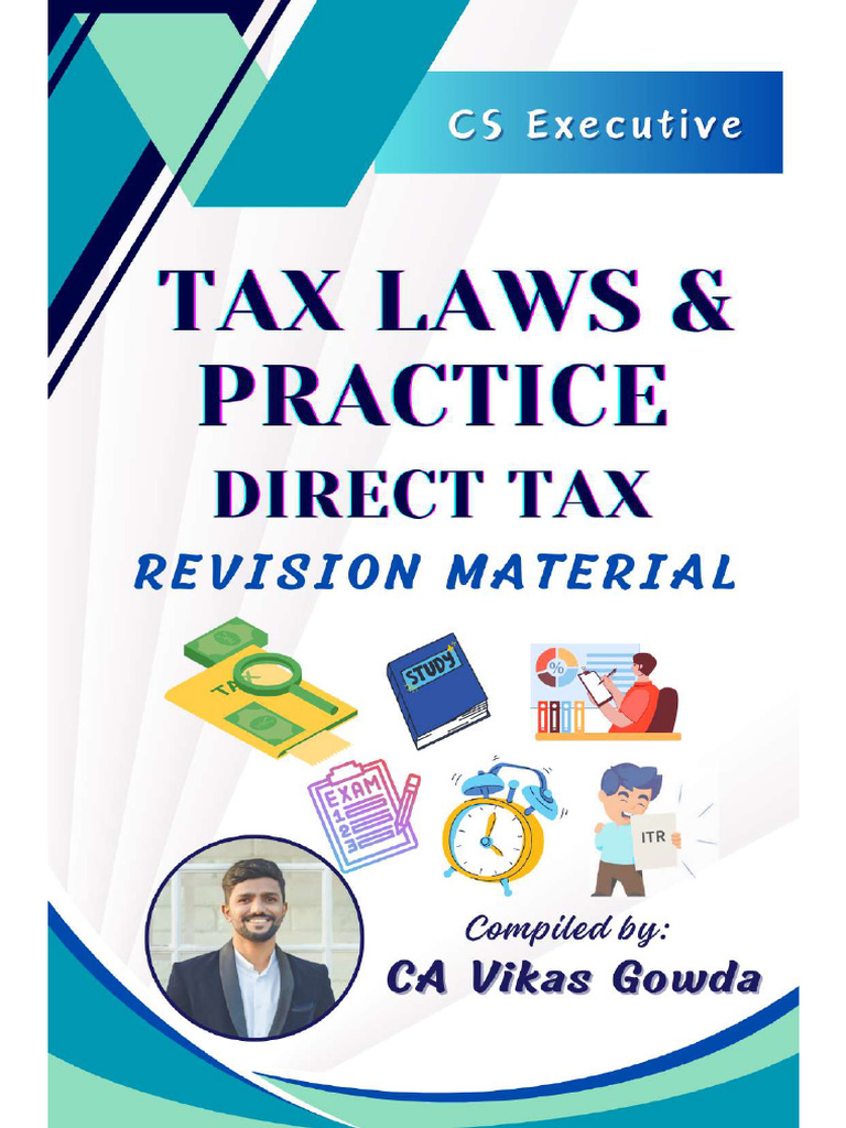 Income Tax Revision Notes for CS Executive | PDF | Taxes | Capital ...