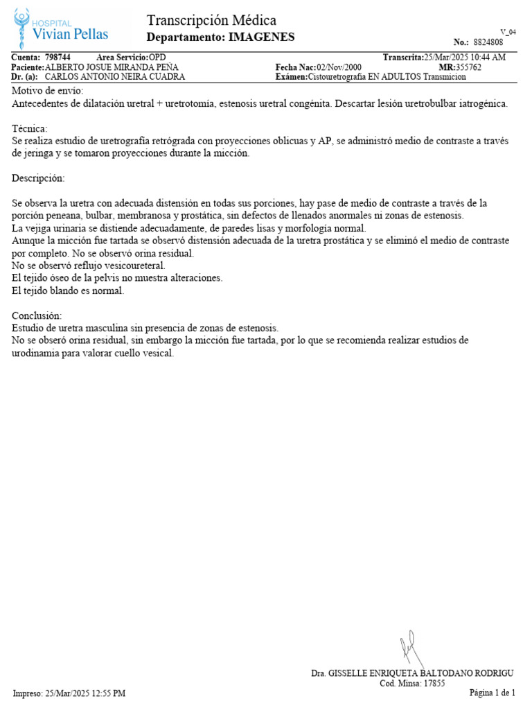 Trans Crip c i on Medio Diagnostic o | PDF