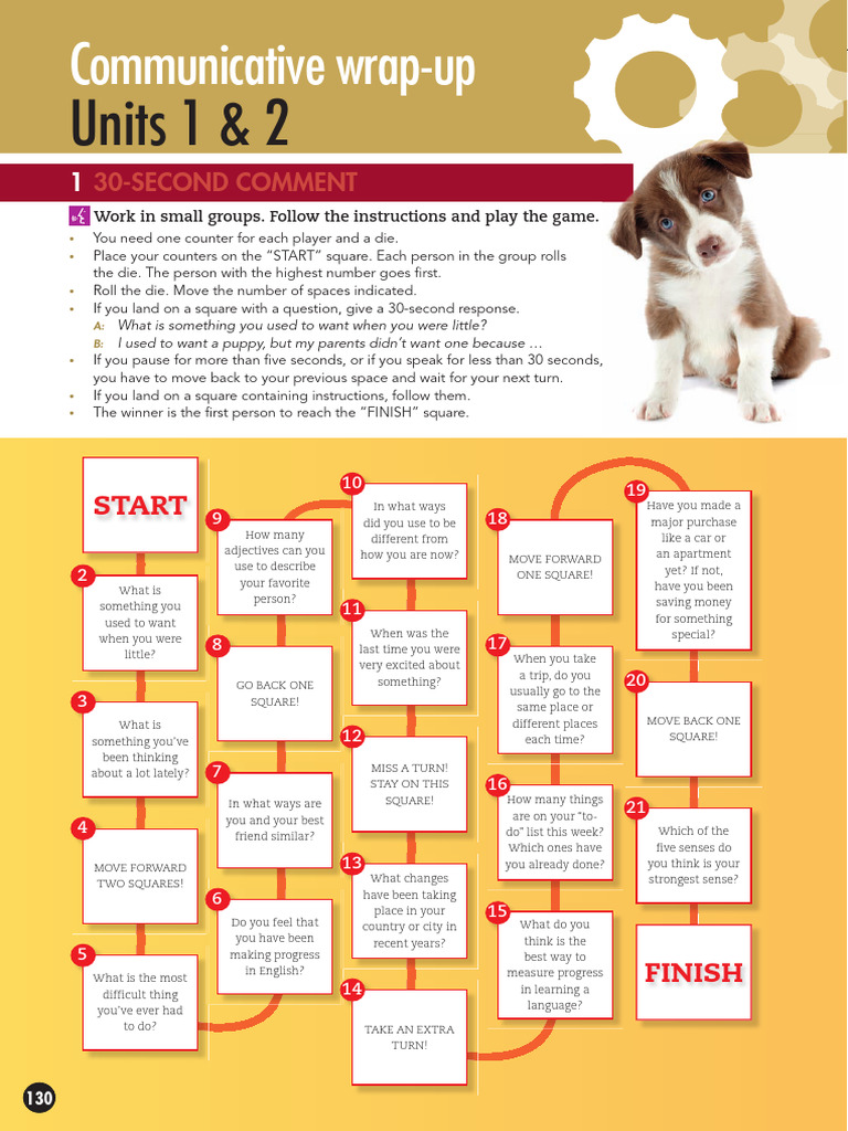 Communicative Game Instructions and Activities | PDF | Movie Theater