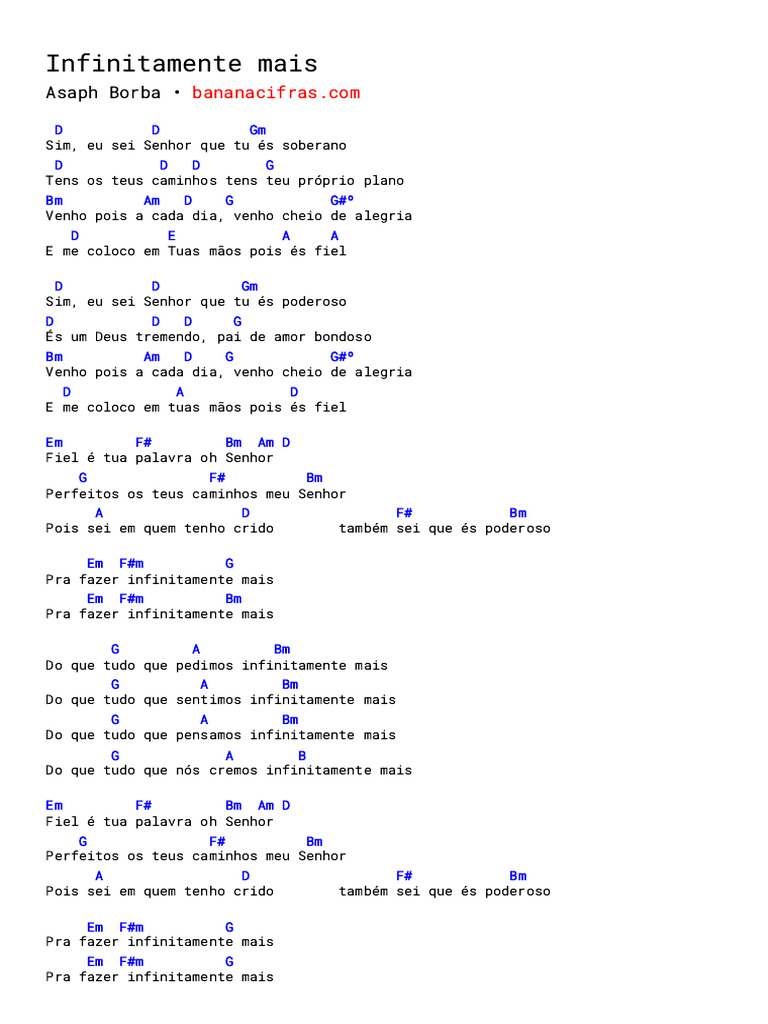 Infinitamente Mais SIMPLIFICADA Asaph Borba | PDF