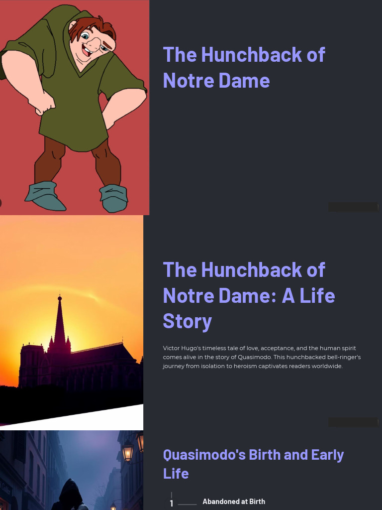 The Hunchback of Notre Dame | PDF | Quasimodo | Claude Frollo